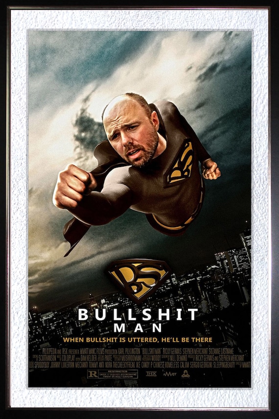 Karl Pilkington Bullshit Man Poster