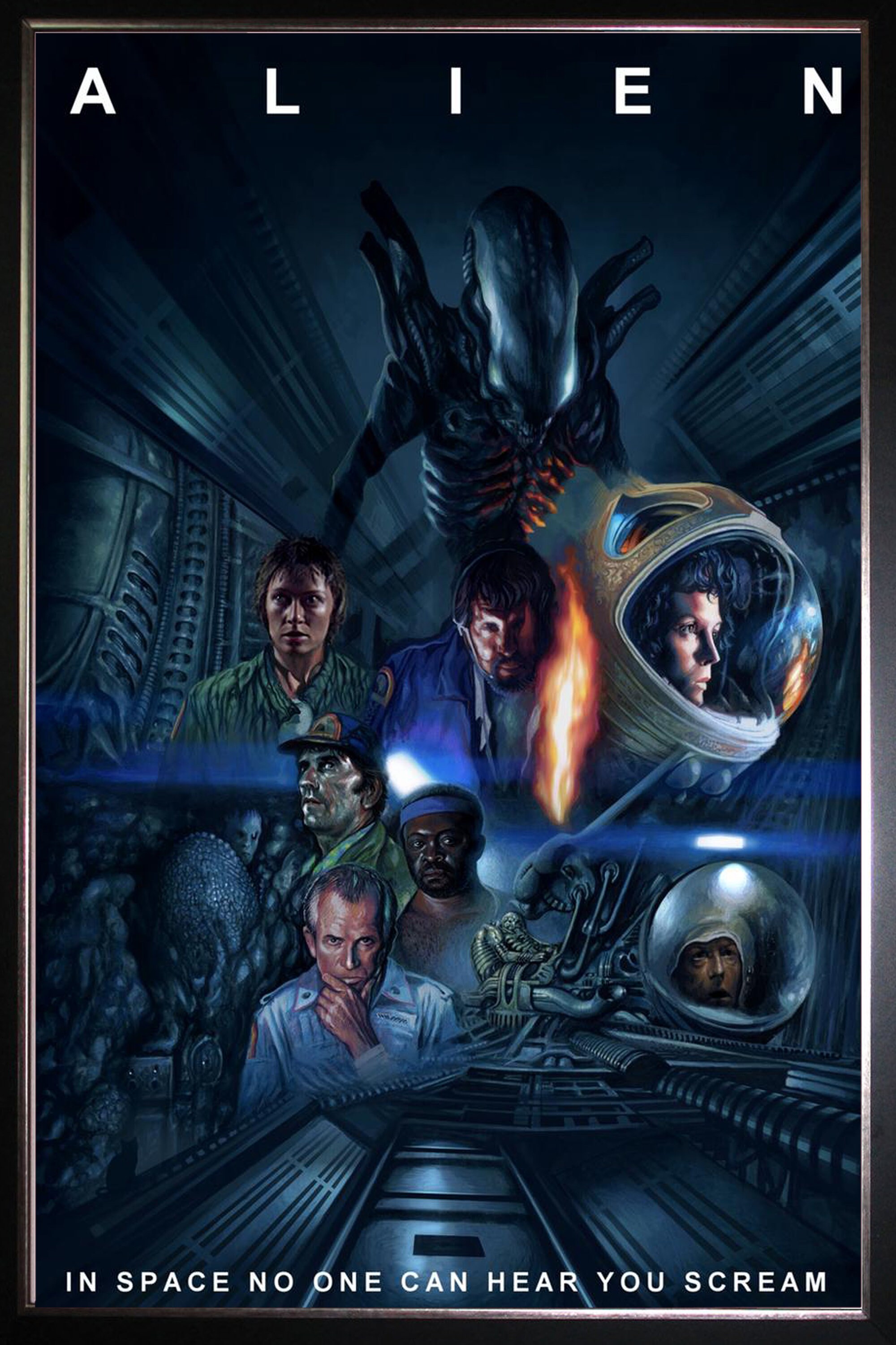 5 X Alien Posters Five Unique Digital Poster Designs Movie - Etsy