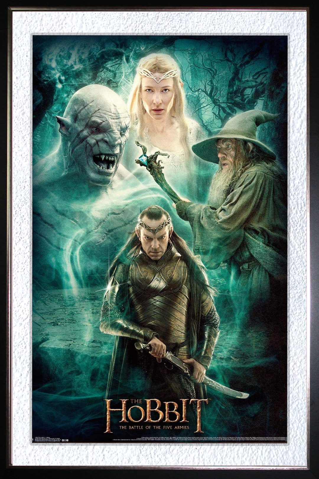 5 X the Hobbit Posters Five Unique Digital Designs Bilbo - Etsy