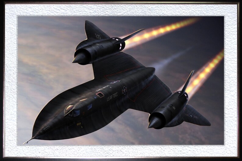 Lockheed SR-71 Blackbird Poster Military Aircraft - Etsy