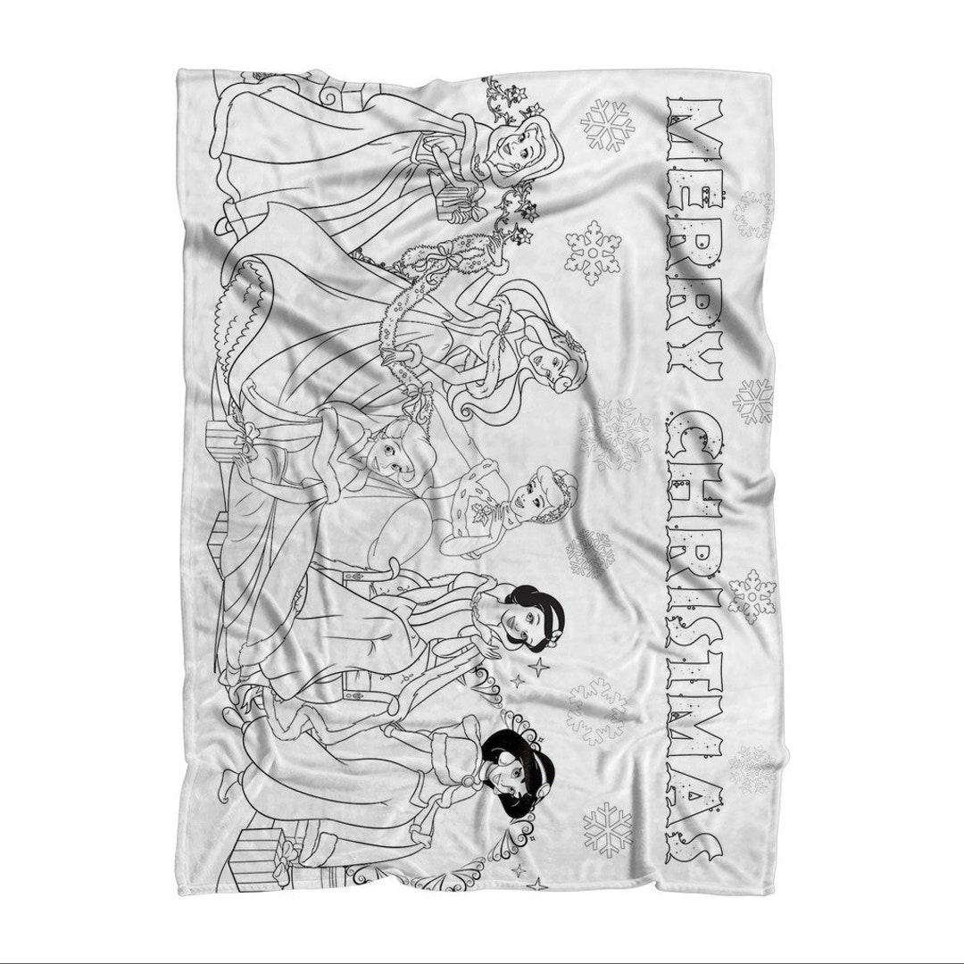 Disney Princess Colour Your Own Christmas Sublimation Throw Etsy disney-princess-colour-your-own-christmas-sublimation-throw-etsy