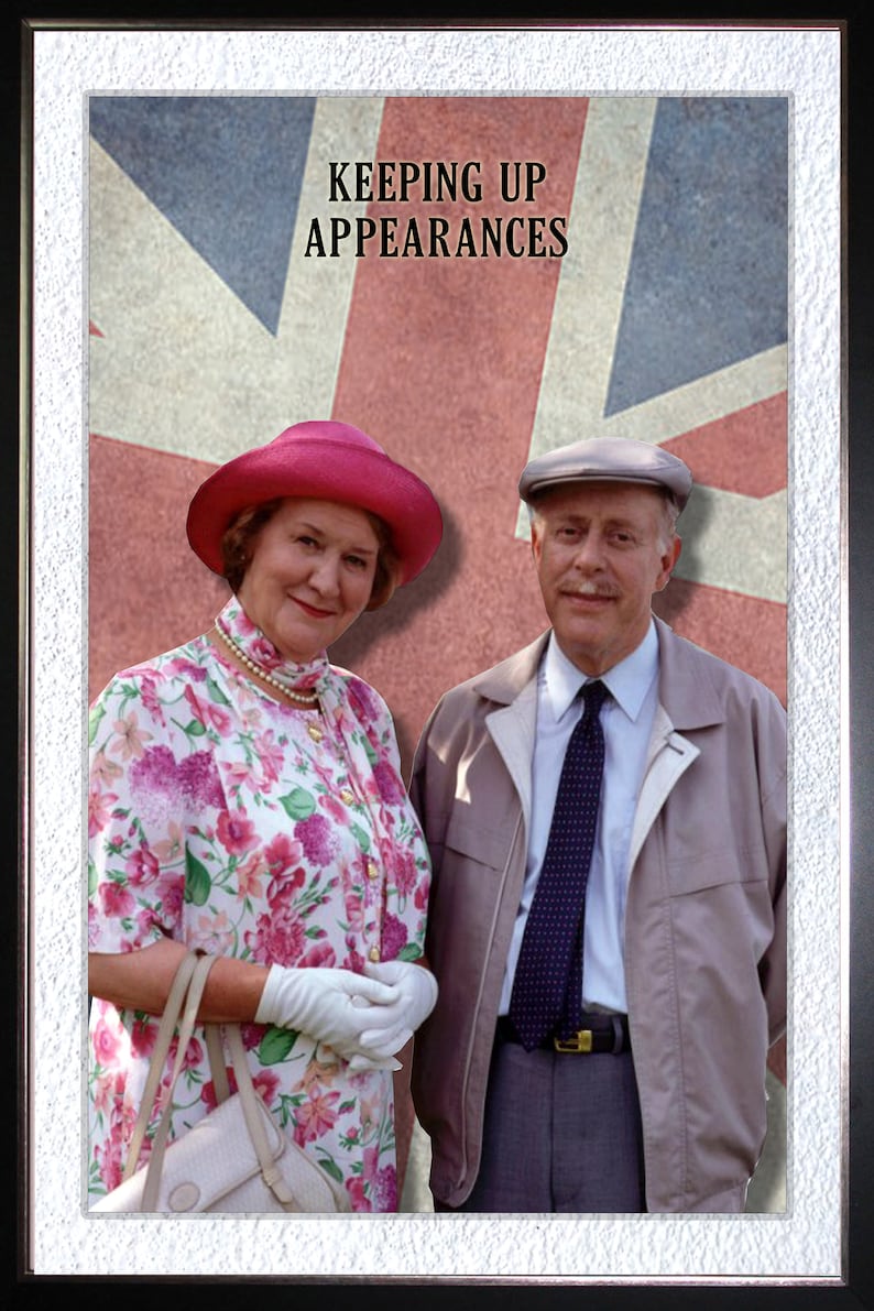 5 X Keeping up Appearances Posters Five Unique Digital - Etsy