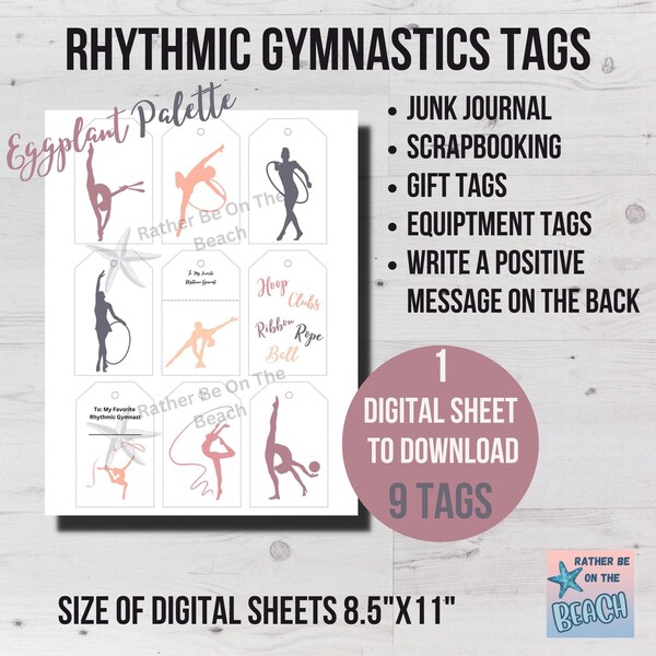 Gymnastics Journal Printable - Etsy