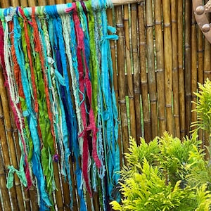 Bohemian Hippie Style Yarn Wall Hanging Yarn Tapestry Yarn Wall Art ...