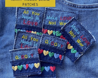 Patches For Clothes Preppy Patches - Chenille Patch Rainbow Circle ...