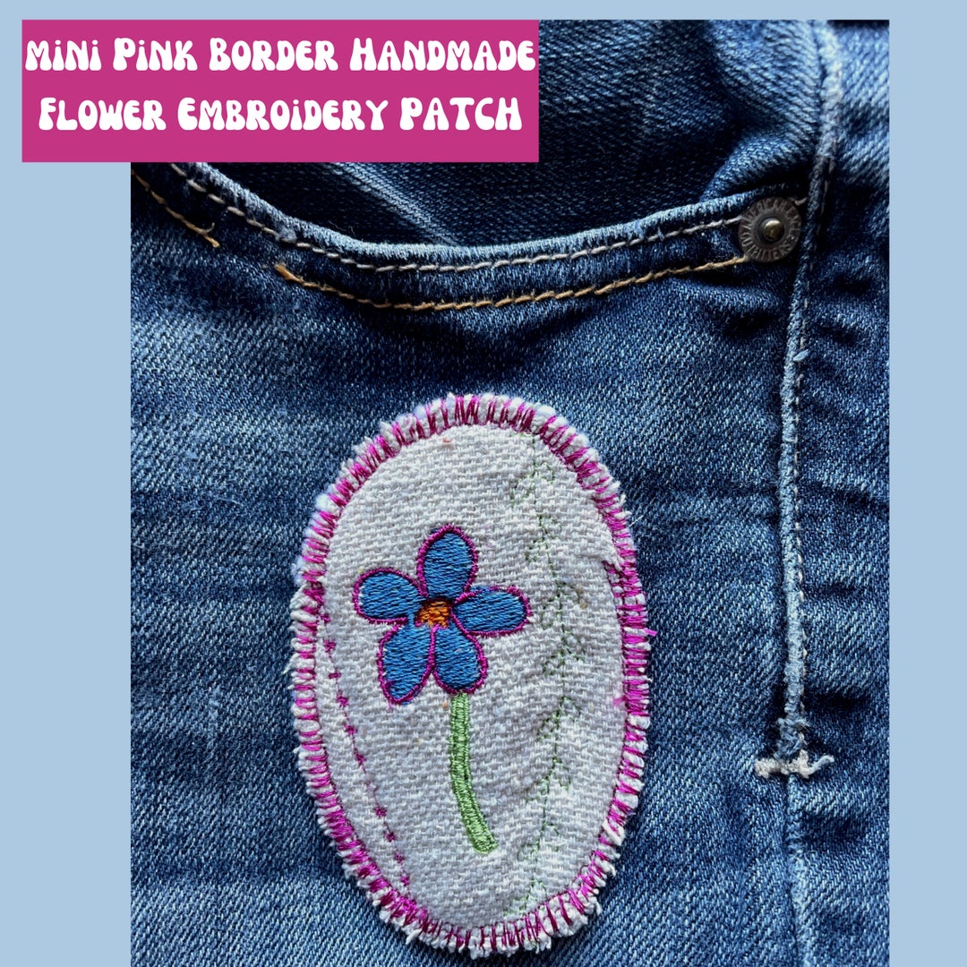 Embroidered Patches for Junk Journal Bohemian Textile Swatches ...