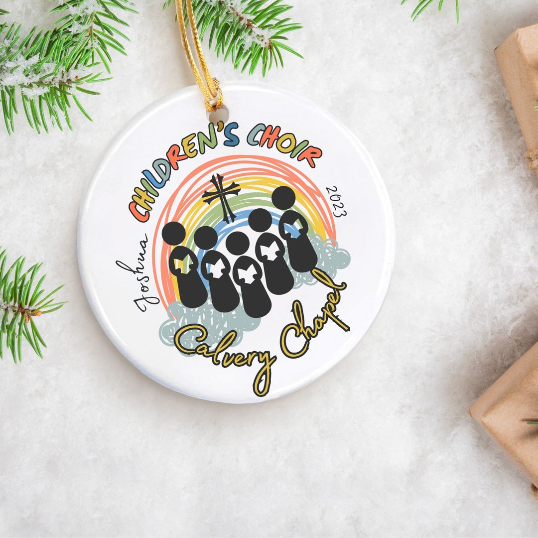 PERSONALIZED Ornament for a Children's Church Choir Member, Gift for a ...