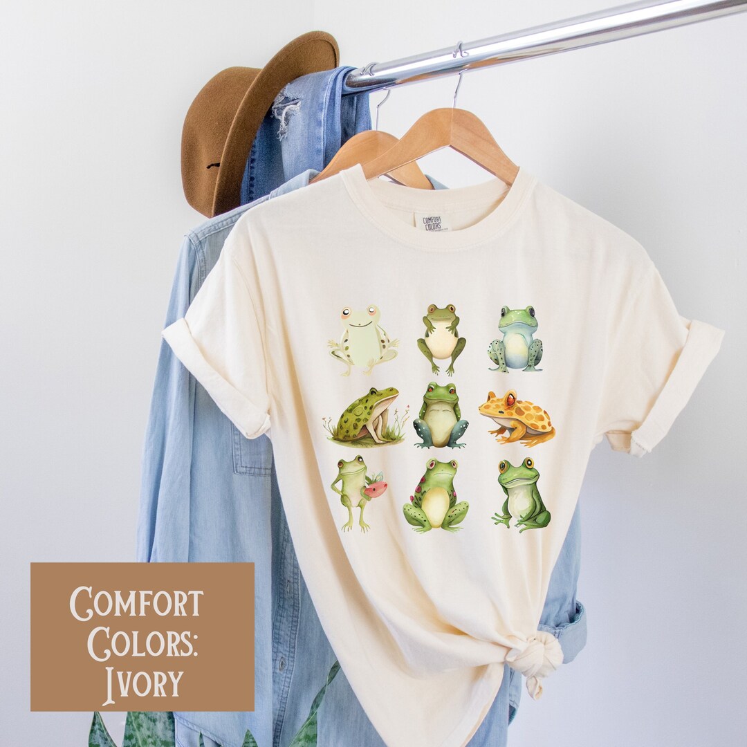 CUTE FROG Oversized T-SHIRT, Forestcore Golbincore Shirt, Trendy Boho ...