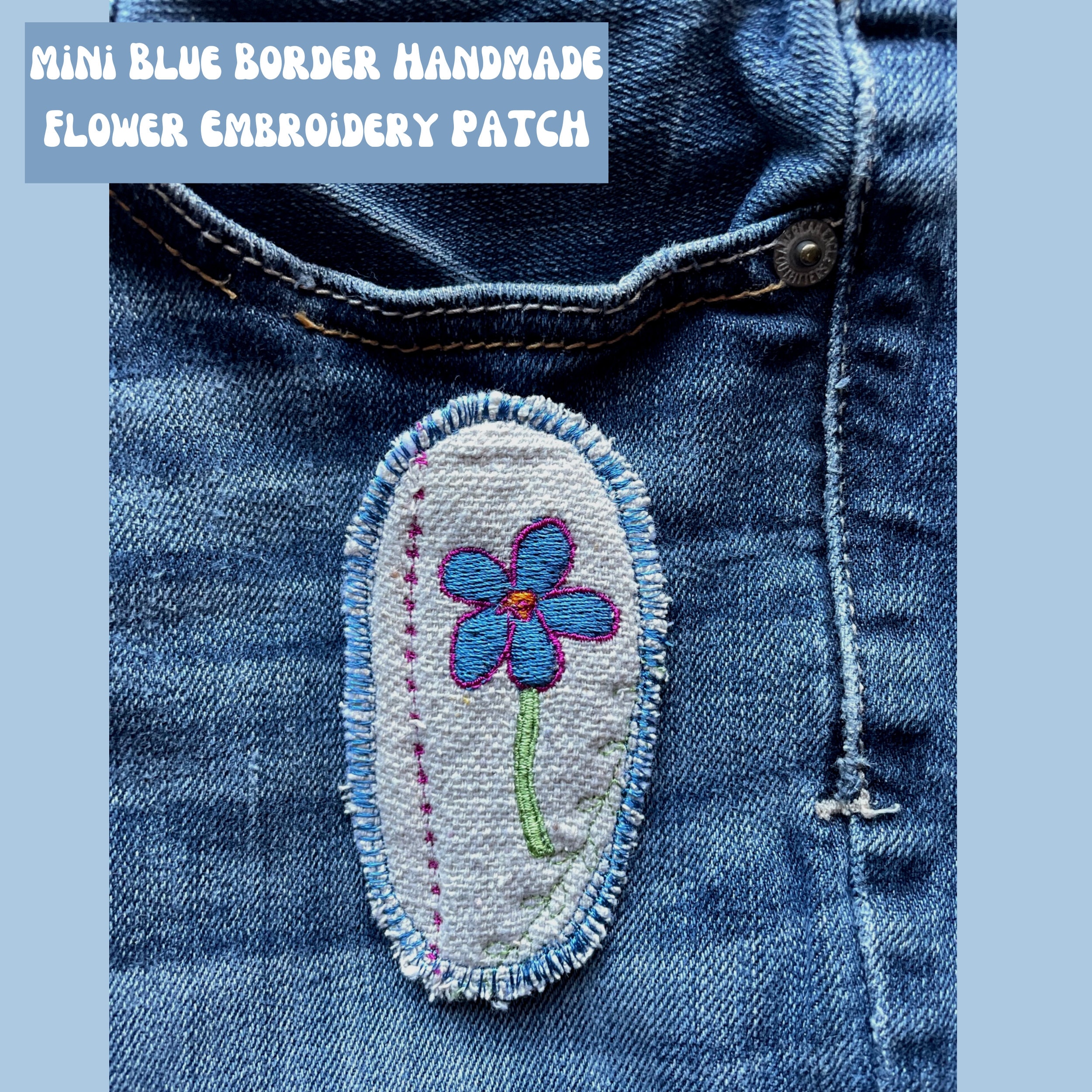 Embroidered Patches for Junk Journal Bohemian Textile Swatches ...