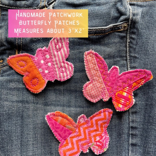 Butterfly Patches for Jeans - Etsy