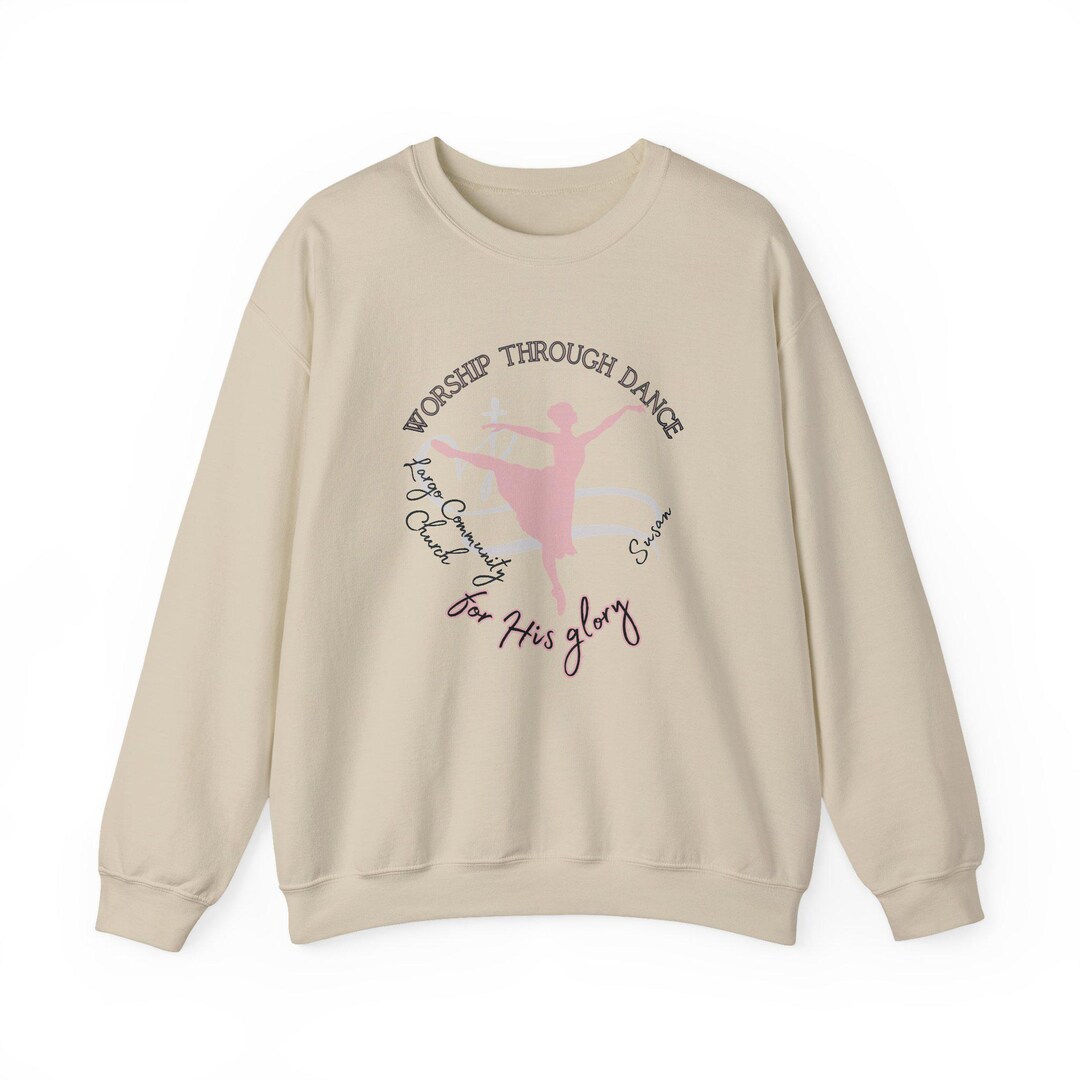SPECIAL ORDER: Susan Praise Dance Personalized Sweatshirt Size Large - Etsy