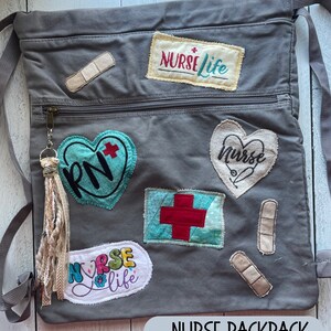 Handmade NURSE Heart Patch Nurse Gift Simplistic Rustic Heart NURSE ...