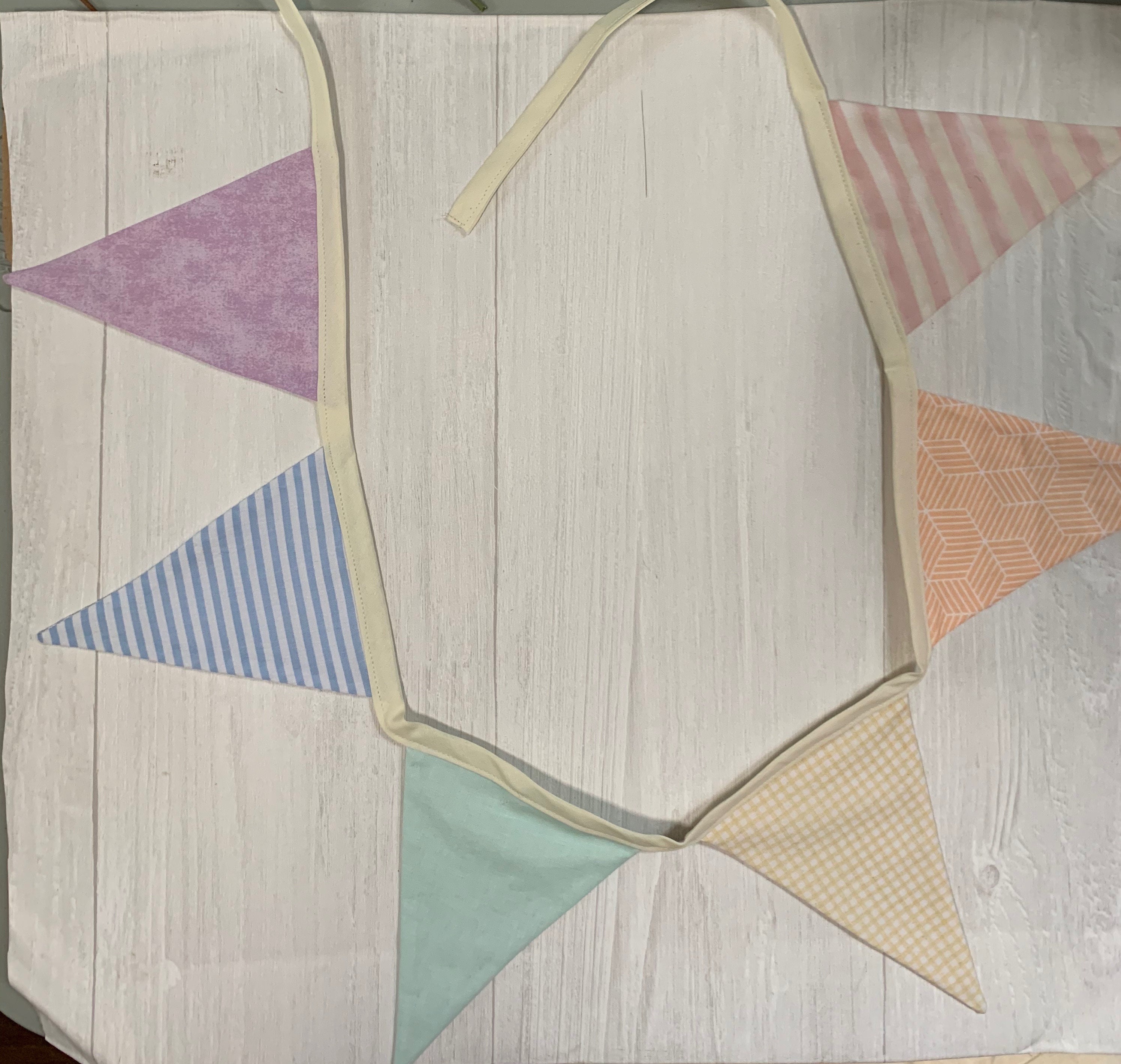 Pastel Rainbow Colors Bunting Flag Banner Pennant Flag - Etsy