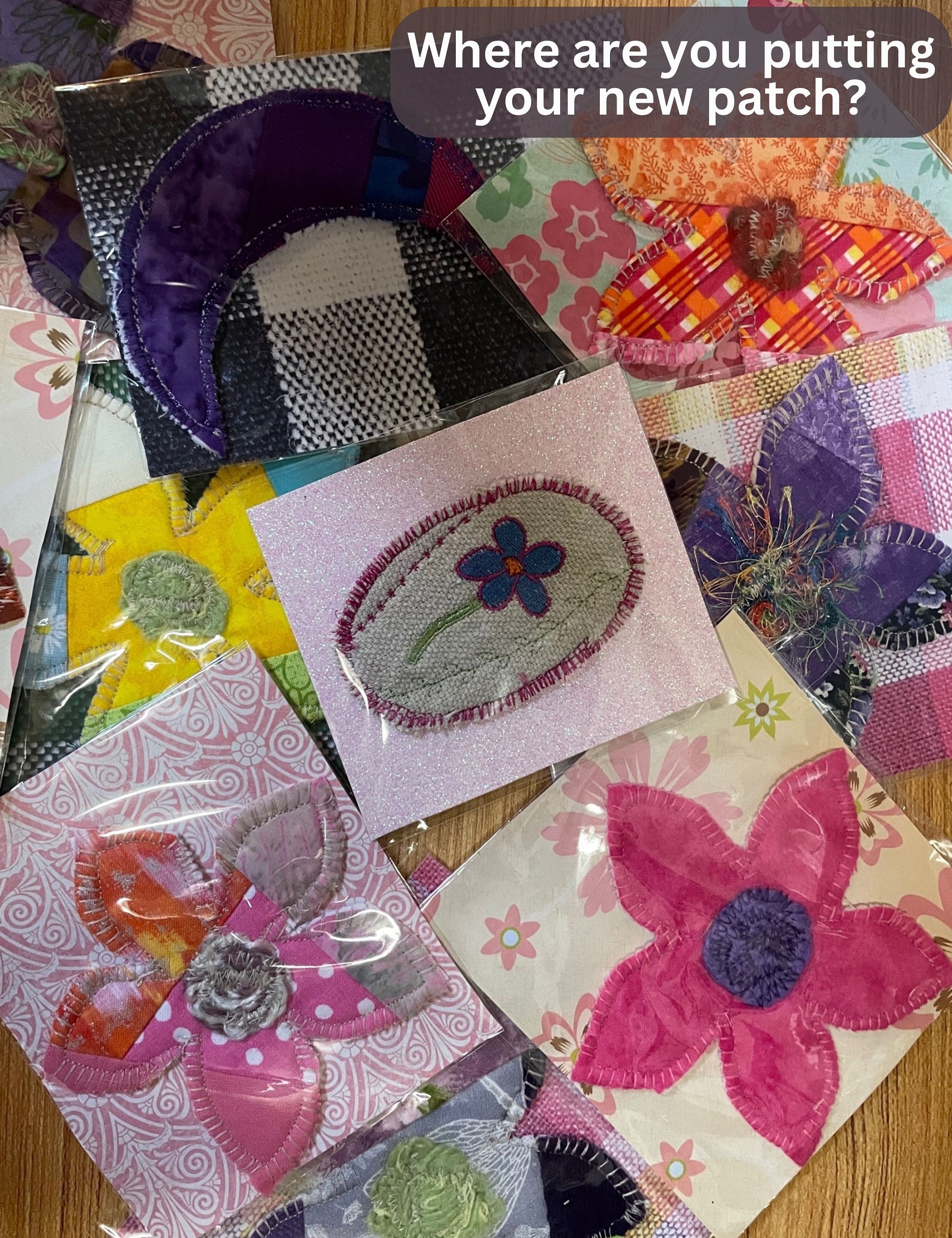 Embroidered Patches for Junk Journal Bohemian Textile Swatches ...