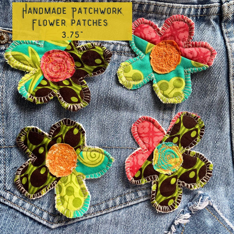 Scrap Fabric Patches - Etsy