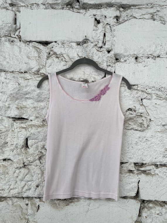 To release: vintage top / top / pink / 70s / 80s / de… - Gem