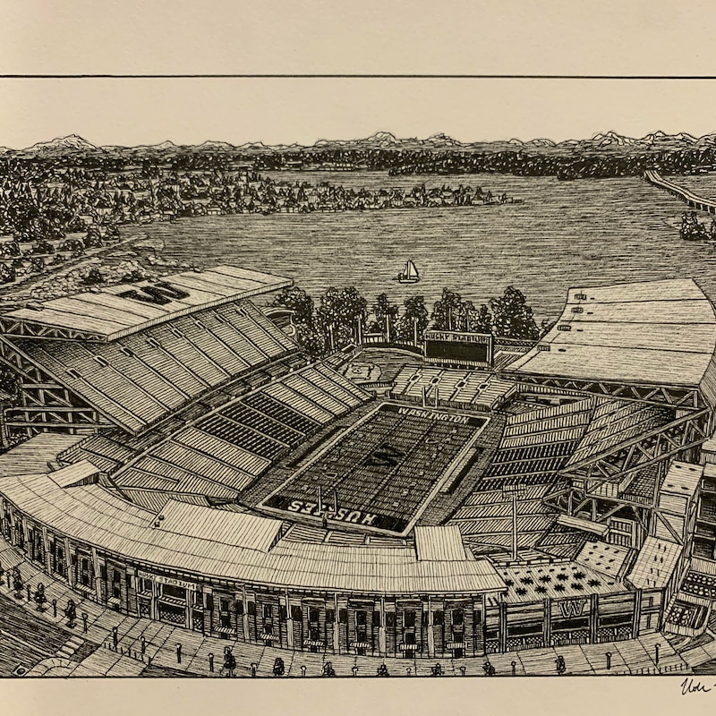Uw Seattle Art - Etsy