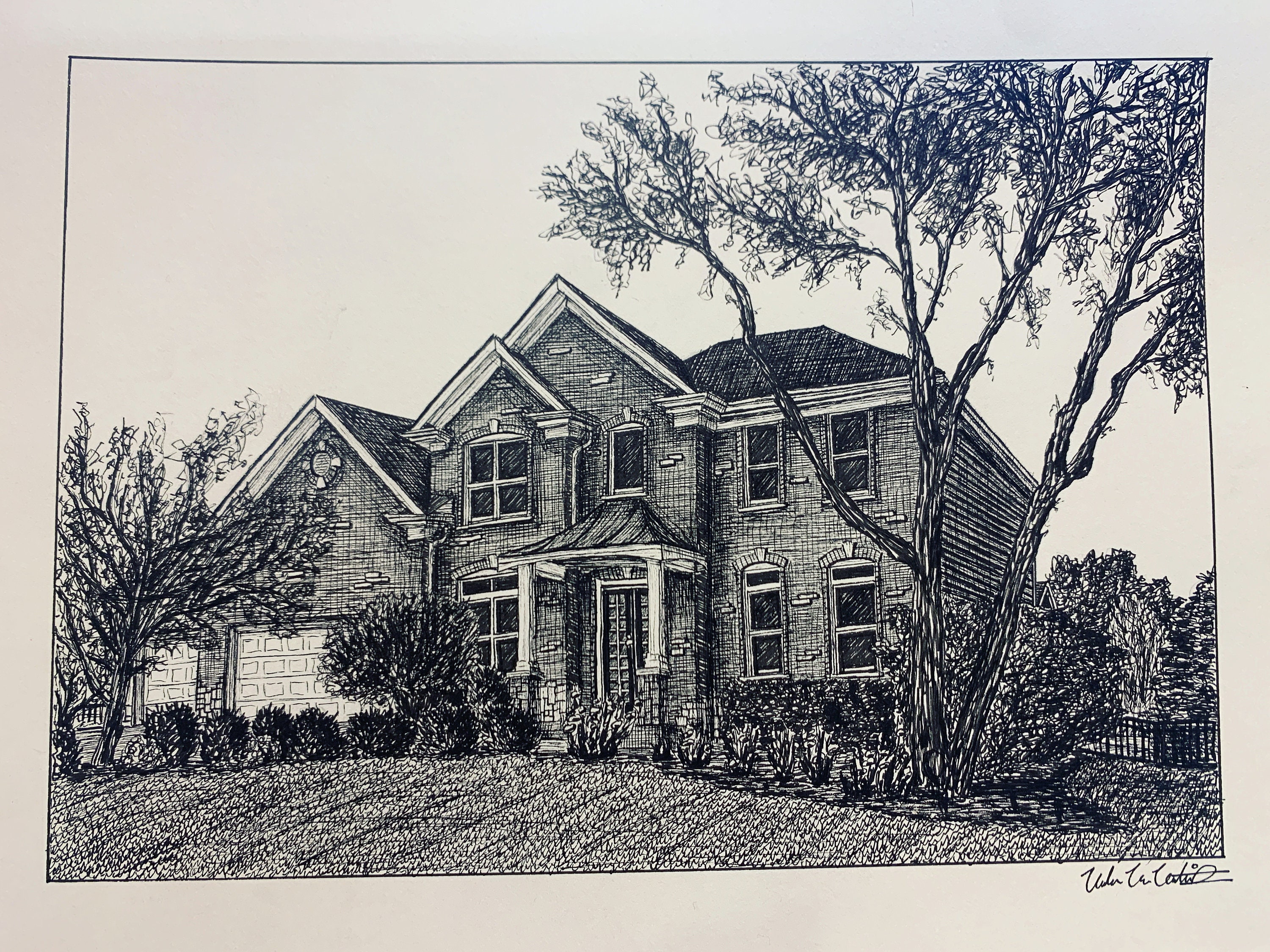 COMMISSION Micron Pen Drawings - Etsy