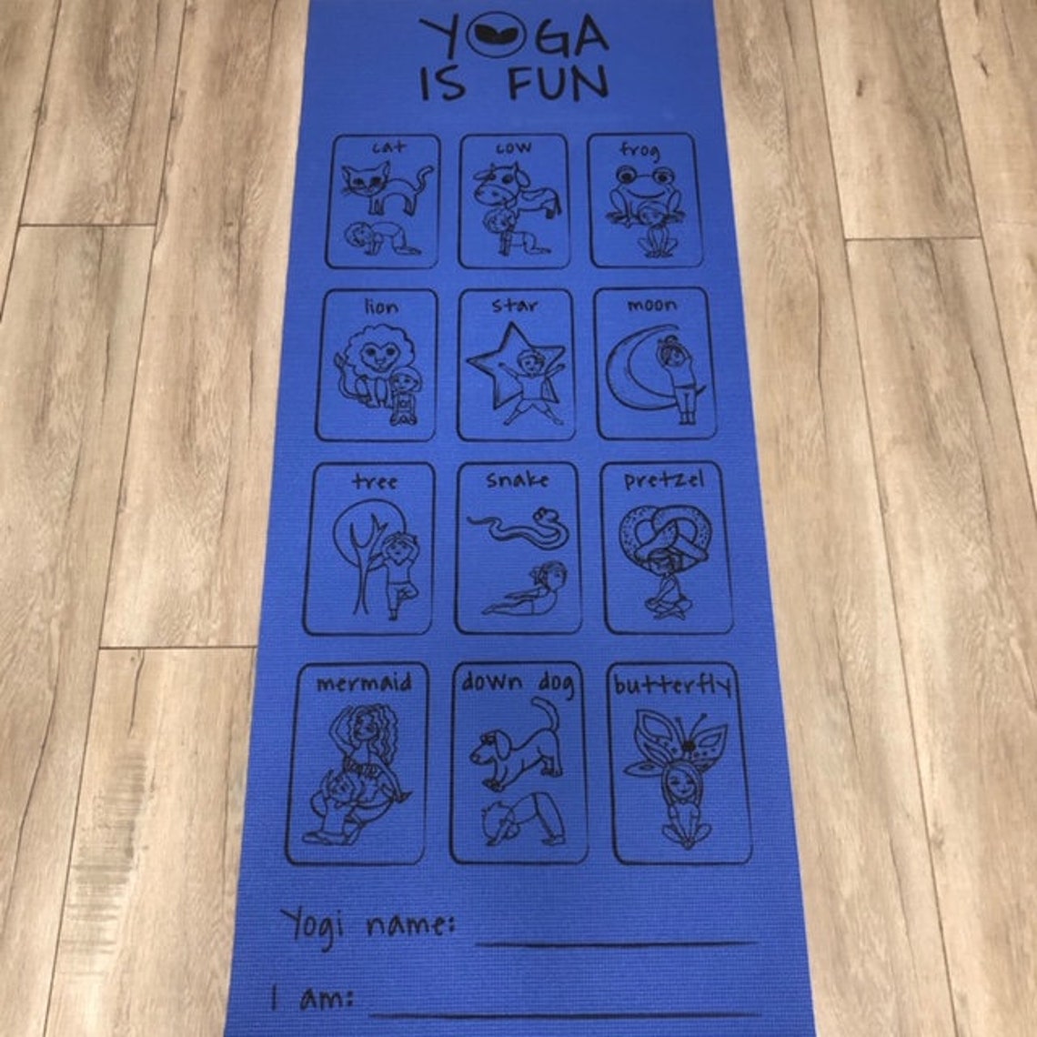 Kids Yoga Mat, Yoga, Kids Yoga - Etsy