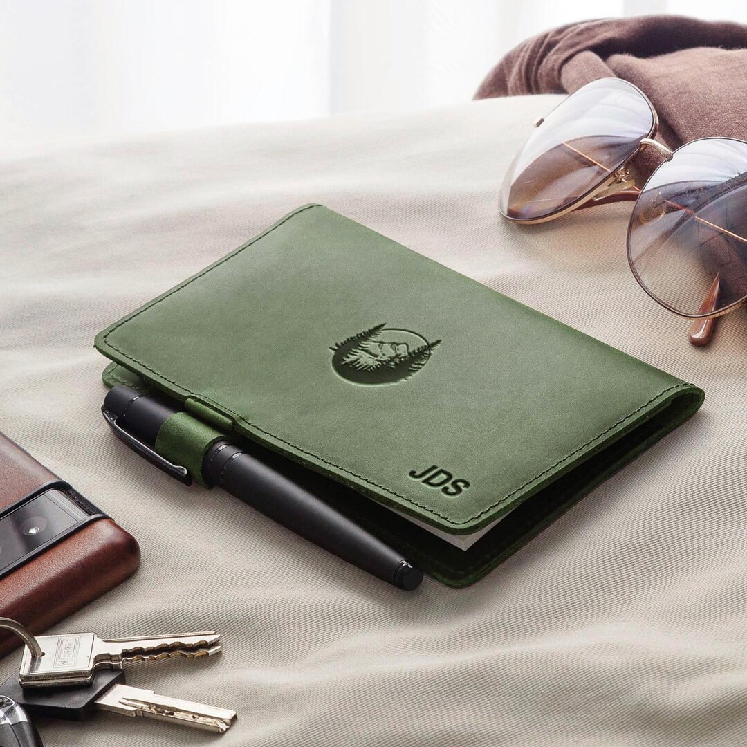 Personalized Checkbook Cover - Custom Leather Checkbook Organizer ...