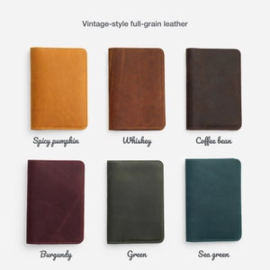 Field Notes Cover Personalized, Leather Journal Cover Embossed ...