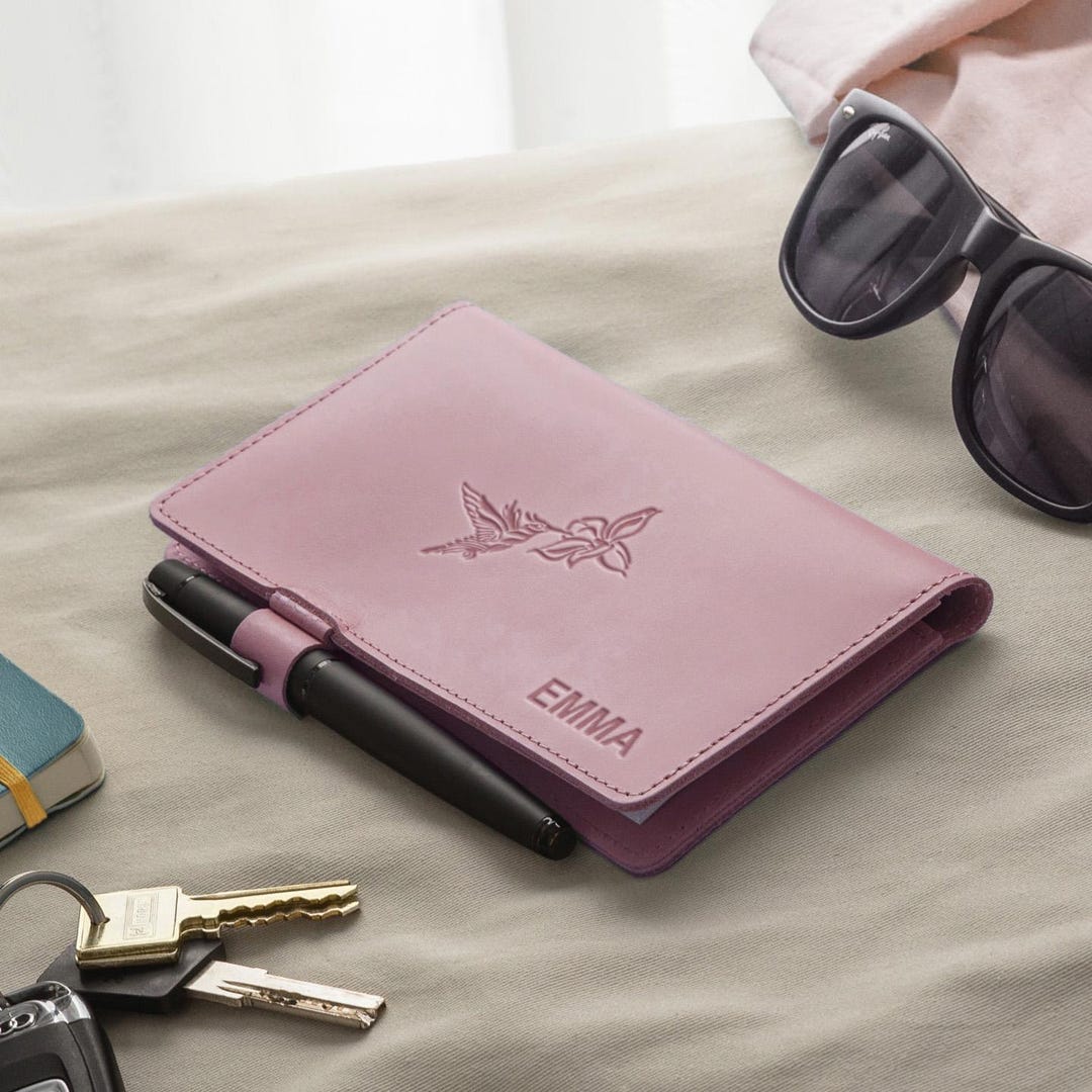 Personalized Checkbook Cover, Custom Leather Monogrammed Checkbook ...