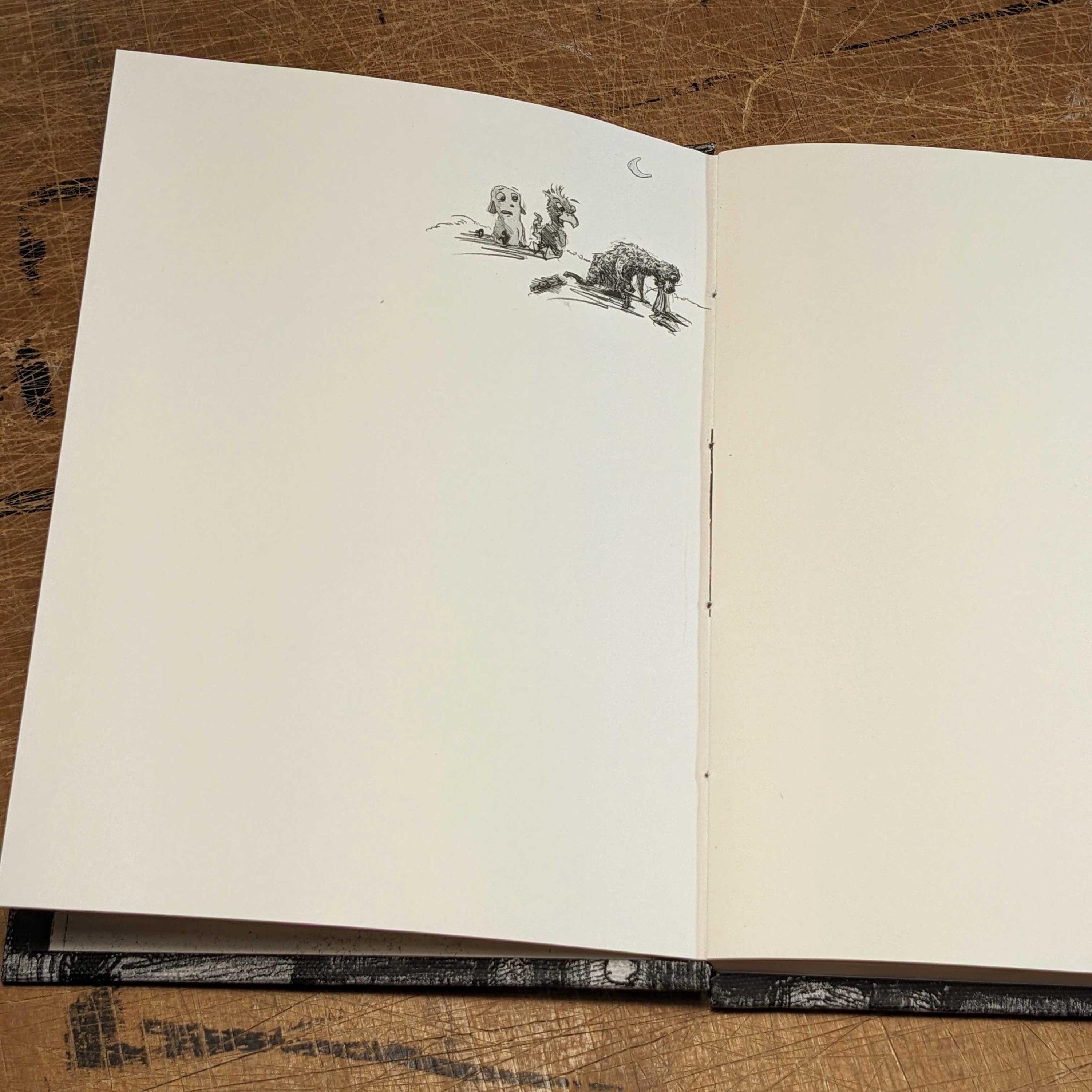 Cute Illustrated Notebook, Original Art Journal, Unique Gift for Writer ...