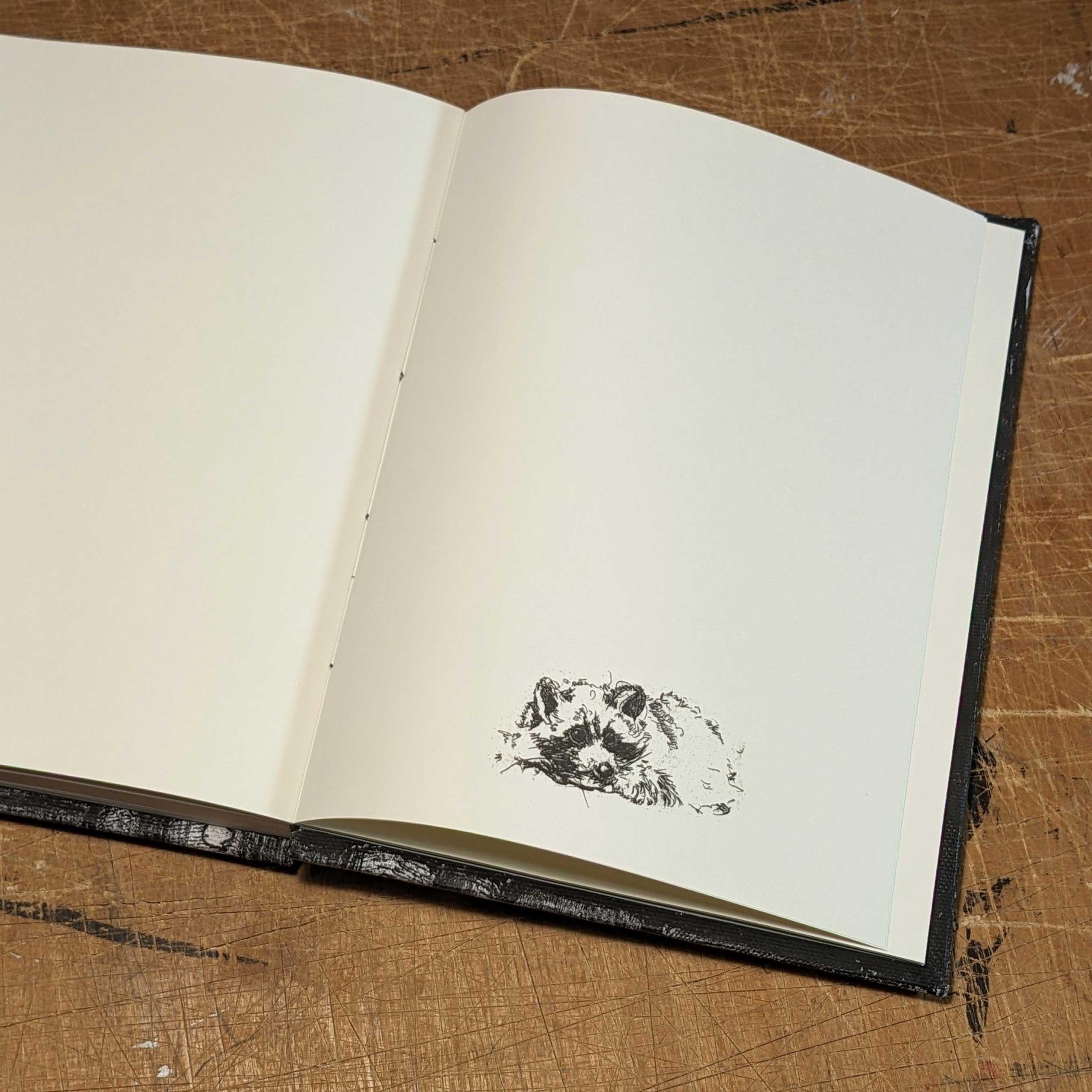 Cute Illustrated Notebook, Original Art Journal, Unique Gift for Writer ...