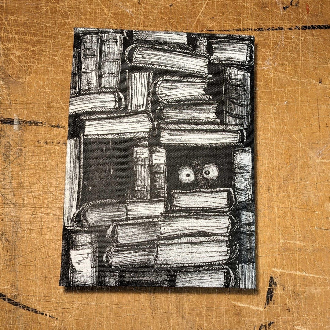 Cute Illustrated Notebook, Original Art Journal, Unique Gift for Writer ...