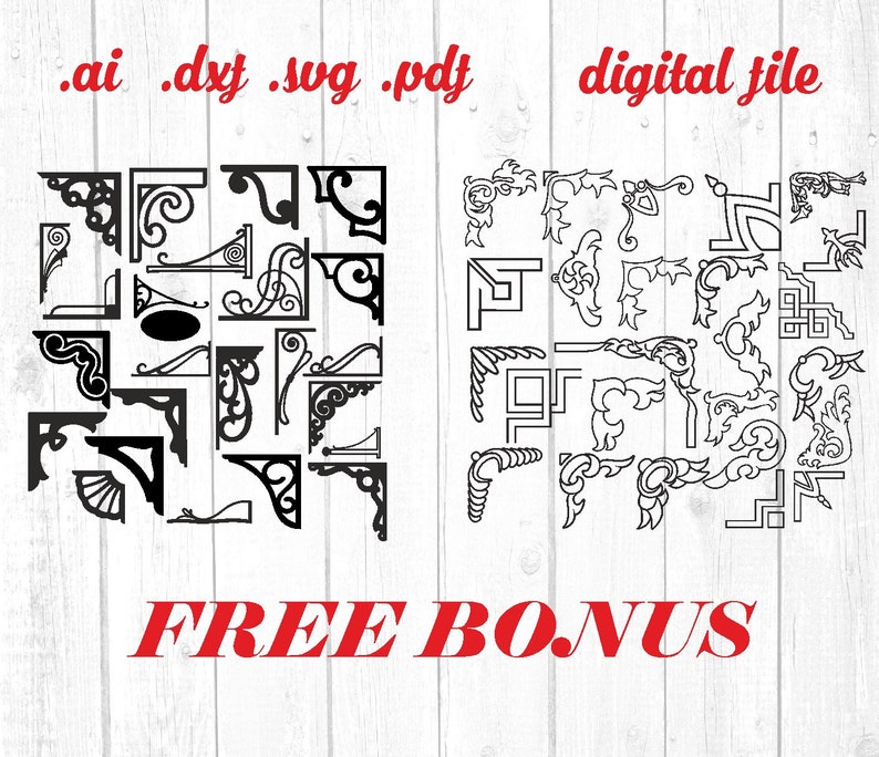 Corner Frame Svg Bundle Frame Svg Corner Border Pattern Svg Separator