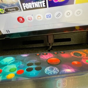 Nintendo Switch Stand Retro Arcade Cabinet With Storage for Original ...
