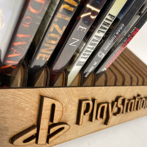 Laser Cut File Playstation Game Holder, SVG, Ai, DXF, Light Burn - File ...