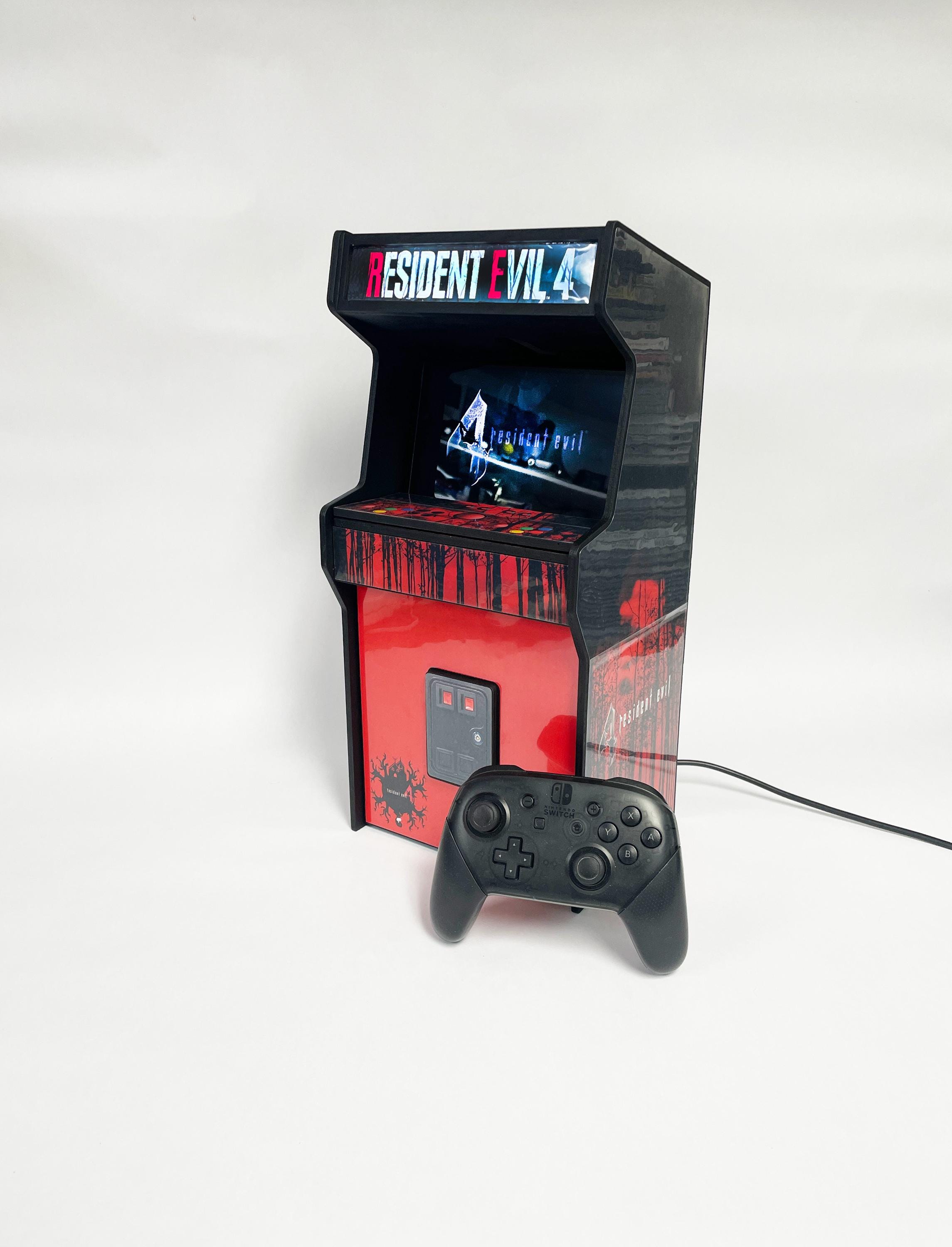 Nintendo Switch Stand: Resident Evil 4 Arcade Cabinet W/ Backlit ...