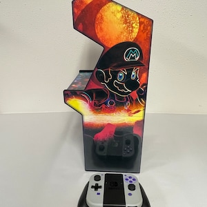 Nintendo Switch Stand Retro Arcade Cabinet With Storage for Original ...