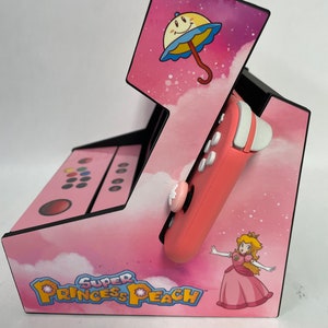 Princess Peach Nintendo Switch Lite Arcade Cabinet Stand Holder Dock ...
