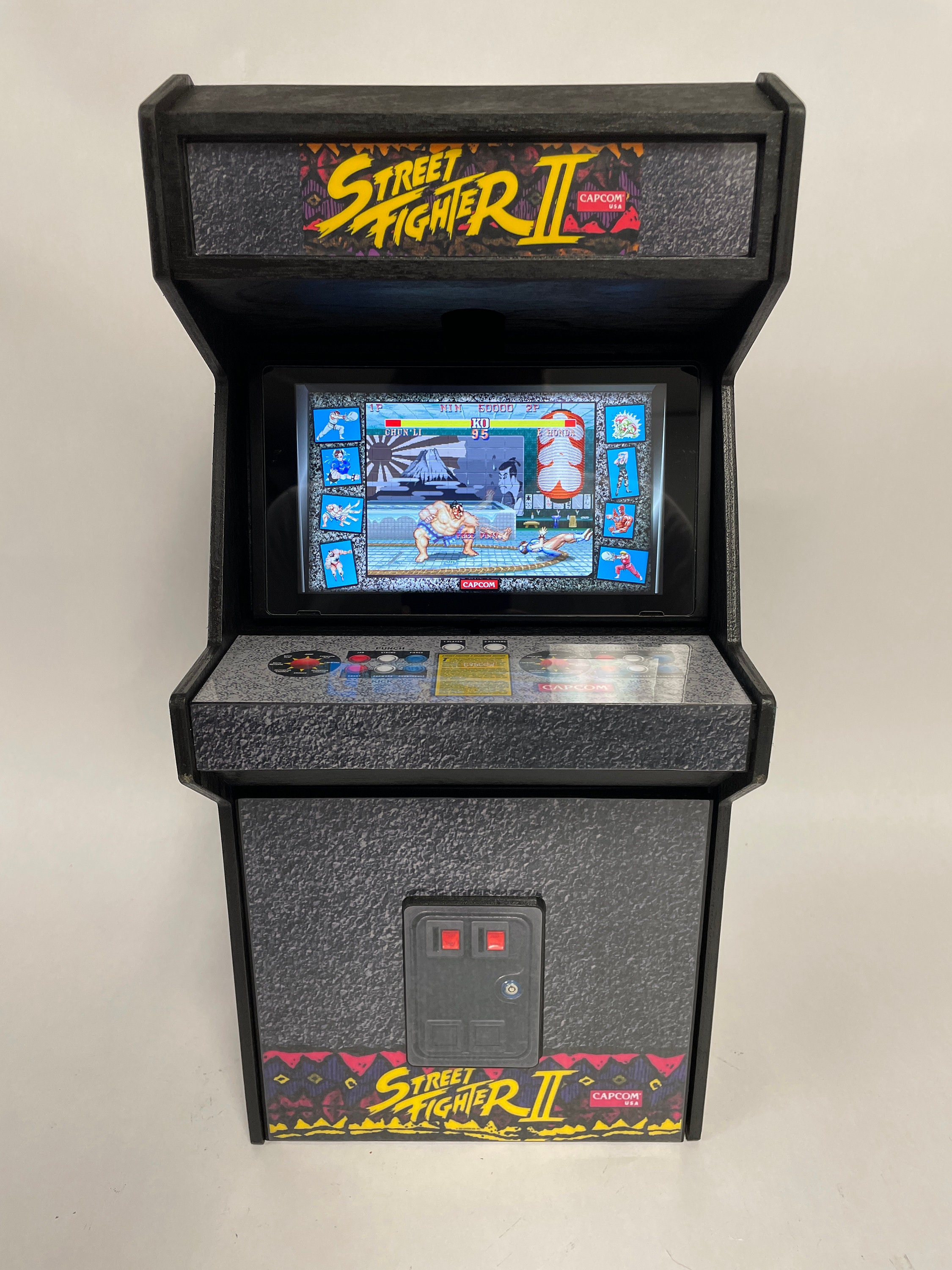 Nintendo Switch Stand Street Fighter 2 Retro Arcade Cabinet With ...