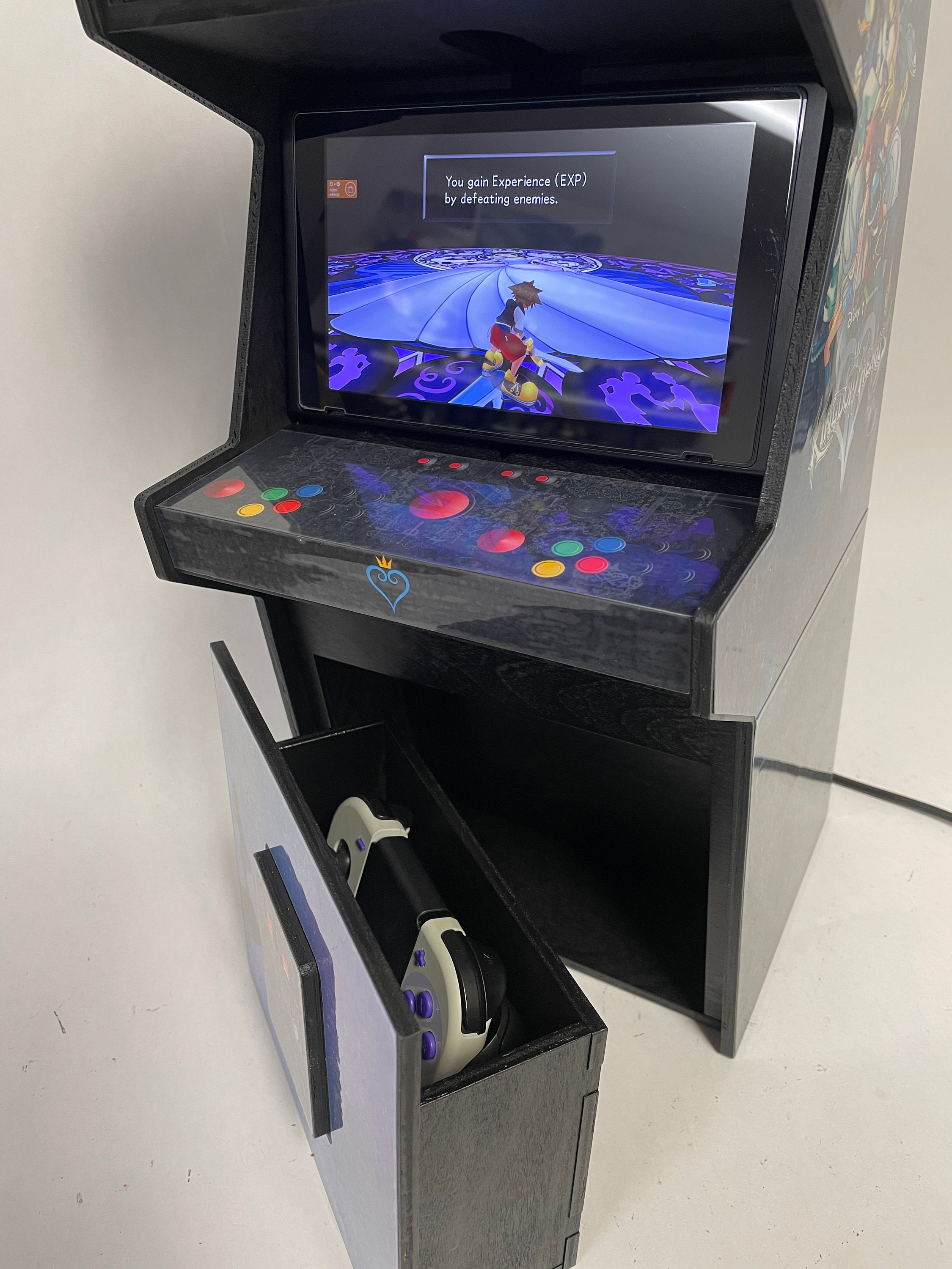 Nintendo Switch Stand Kingdom Heart Arcade Cabinet With Storage for ...