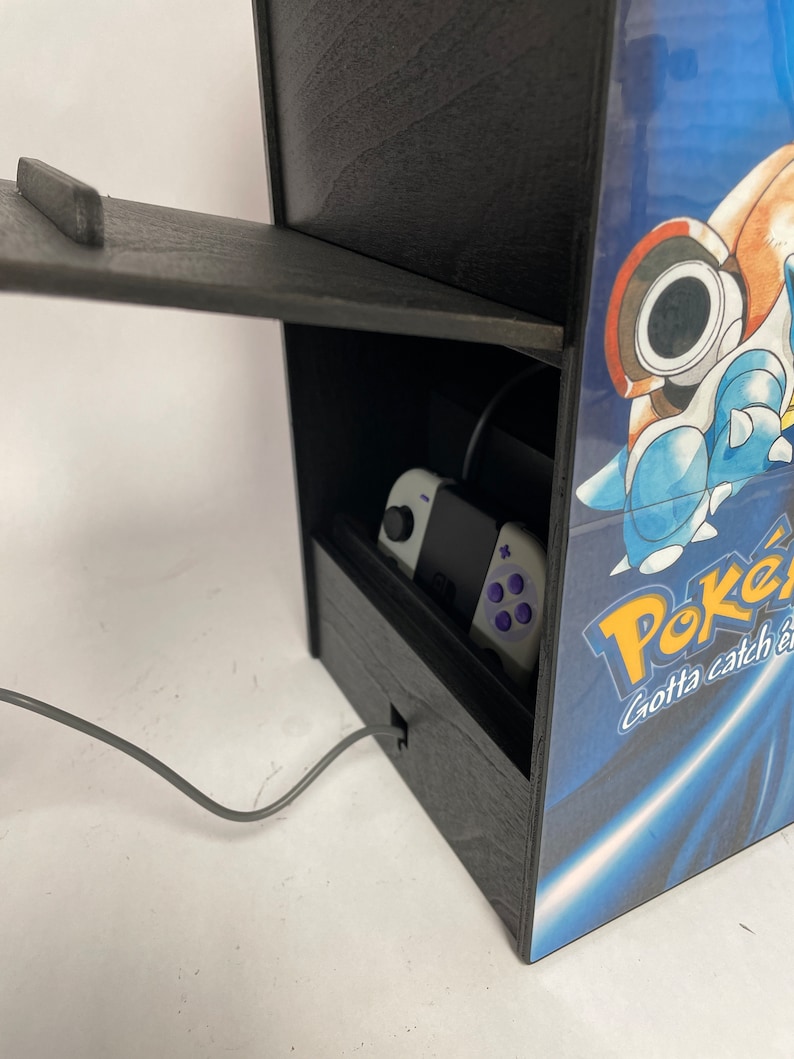 Nintendo Switch Stand Pokemon Red Blue Retro Arcade Cabinet - Etsy