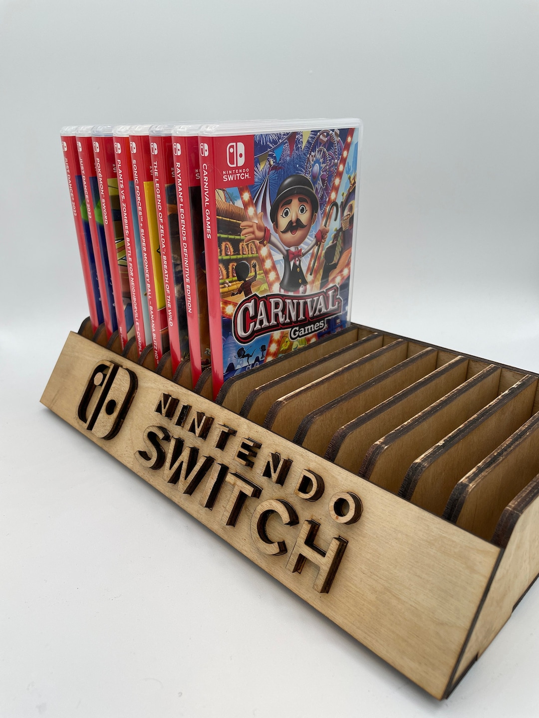 Laser Cut File Switch Game Holder, SVG, Ai, DXF, Light Burn - File ...