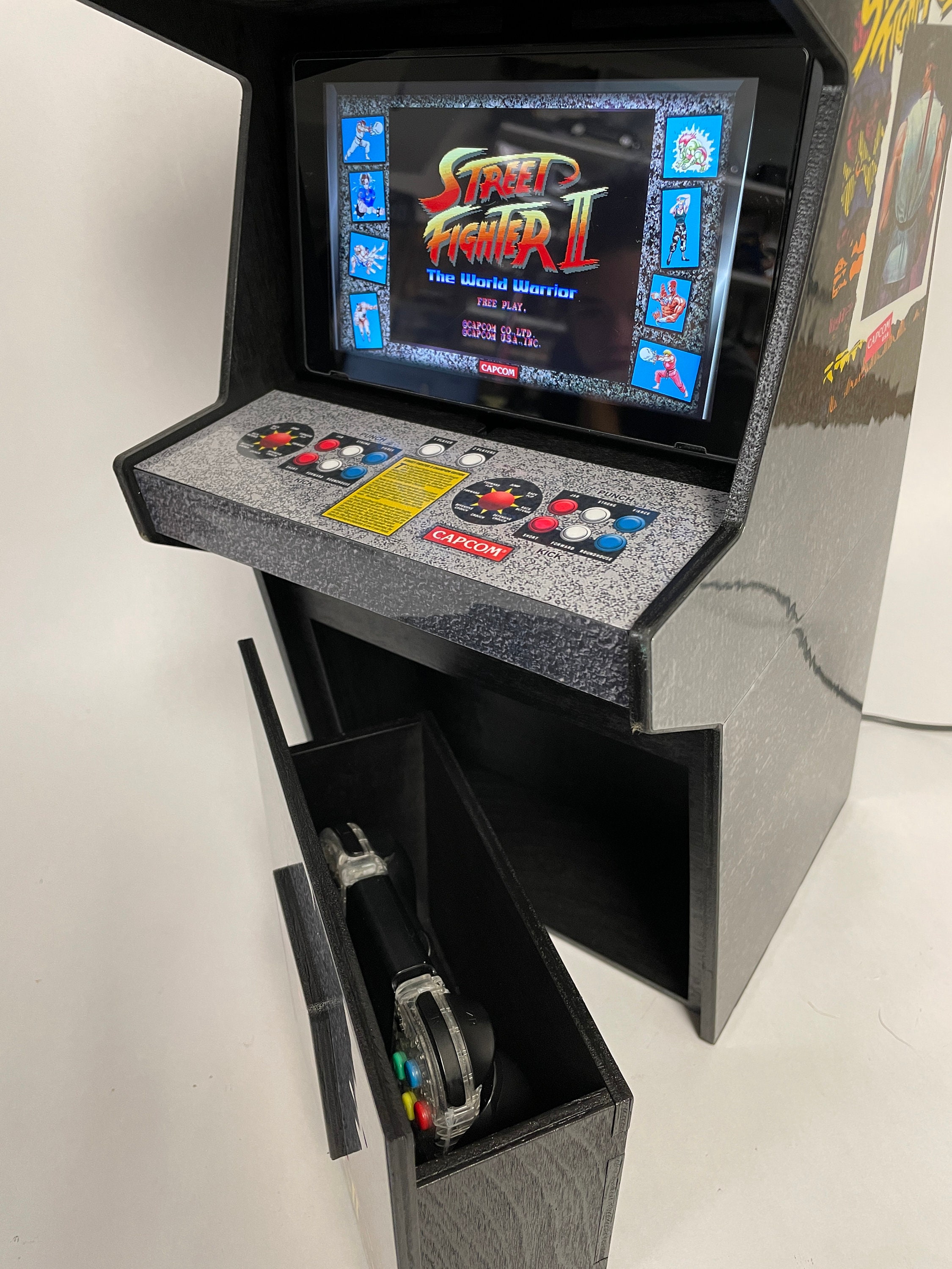 Nintendo Switch Stand Street Fighter 2 Retro Arcade Cabinet With ...