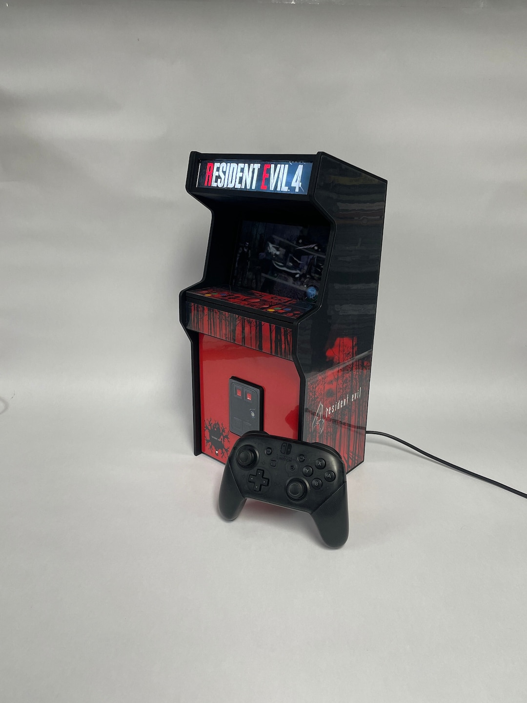 Nintendo Switch Stand: Resident Evil 4 Arcade Cabinet W/ Backlit ...