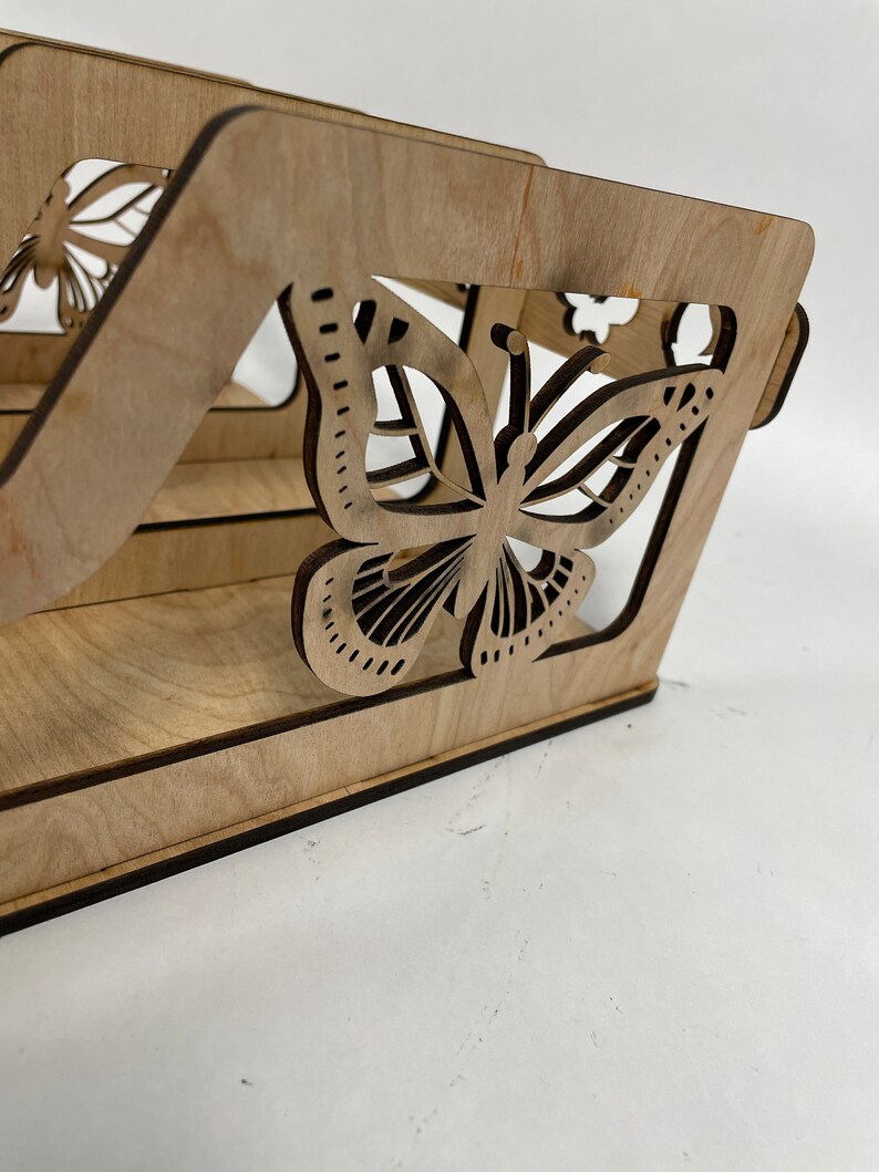 Laser Cut File Shelf Organizer With 3 Shelves SVG Ai DXF - Etsy