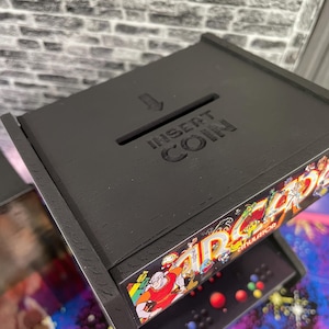 Arcade Piggy Bank Large 1/6th Scale Coin Box Coin Machine Unique Gift ...