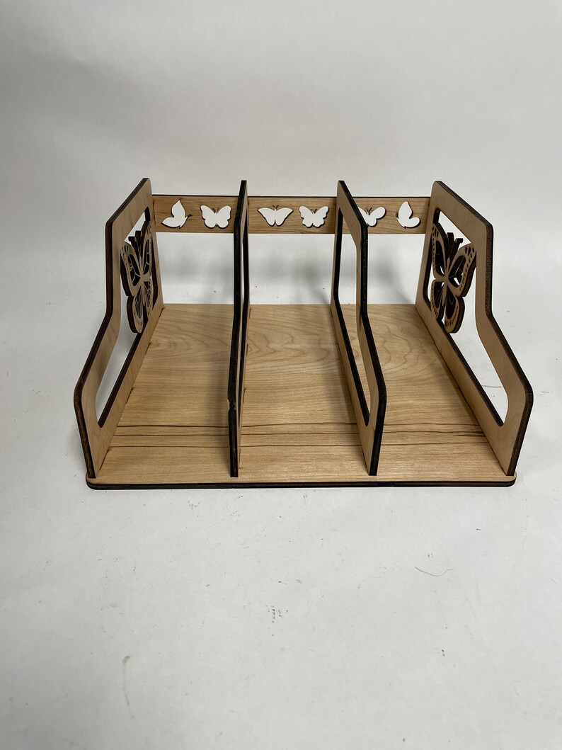 Laser Cut File Shelf Organizer With 3 Shelves SVG Ai DXF - Etsy