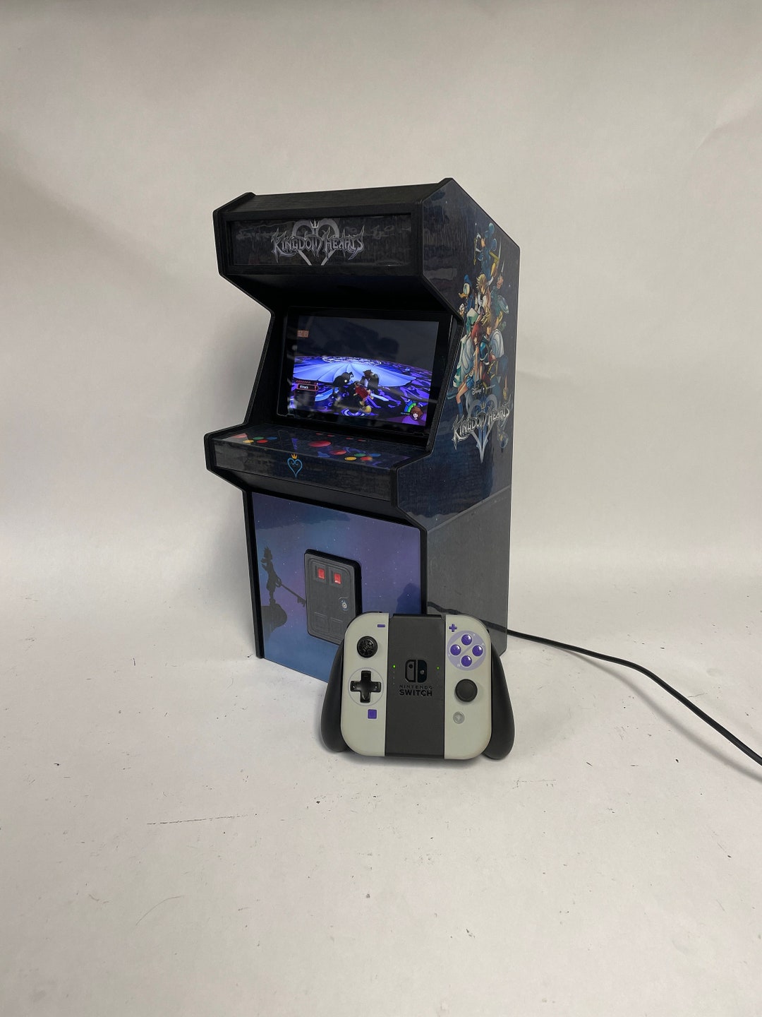 Nintendo Switch Stand Kingdom Heart Arcade Cabinet With Storage for ...