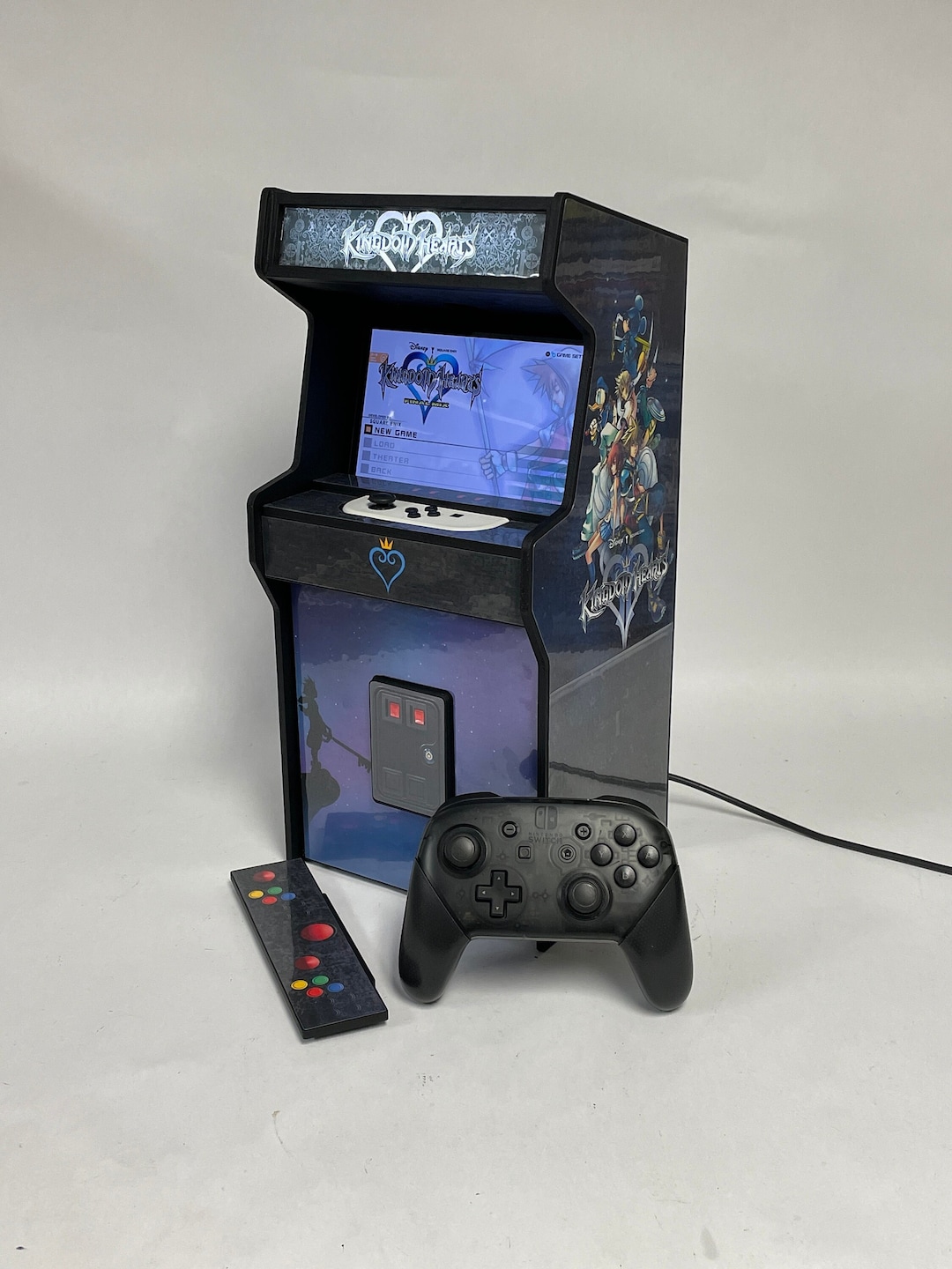 Kingdom Heart Nintendo Switch Stand Arcade Cabinet With Backlit Marquee ...