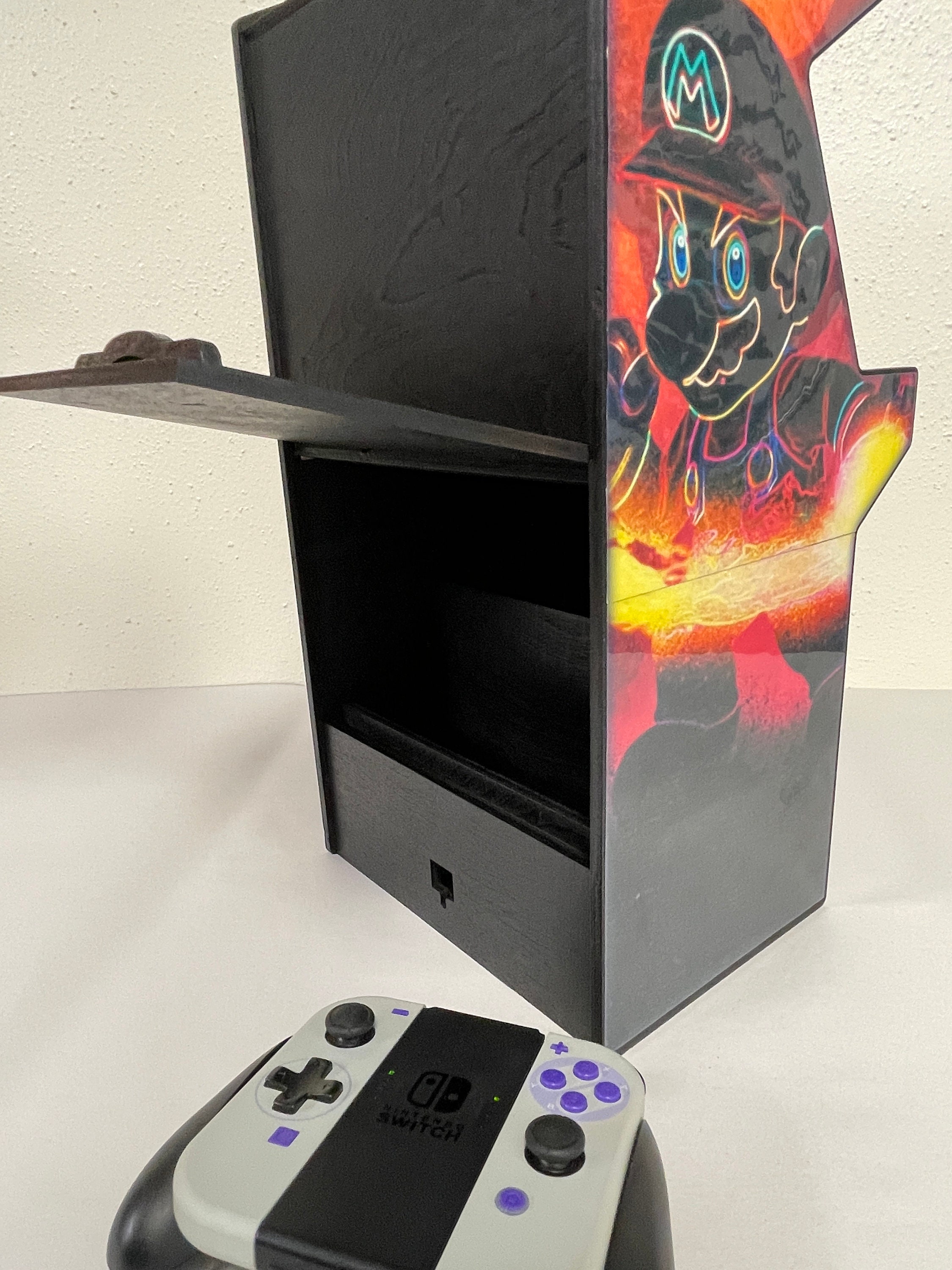 Nintendo Switch Stand Retro Arcade Cabinet With Storage for - Etsy