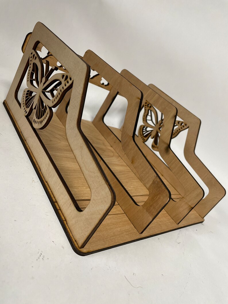 Laser Cut File Shelf Organizer With 3 Shelves SVG Ai DXF - Etsy