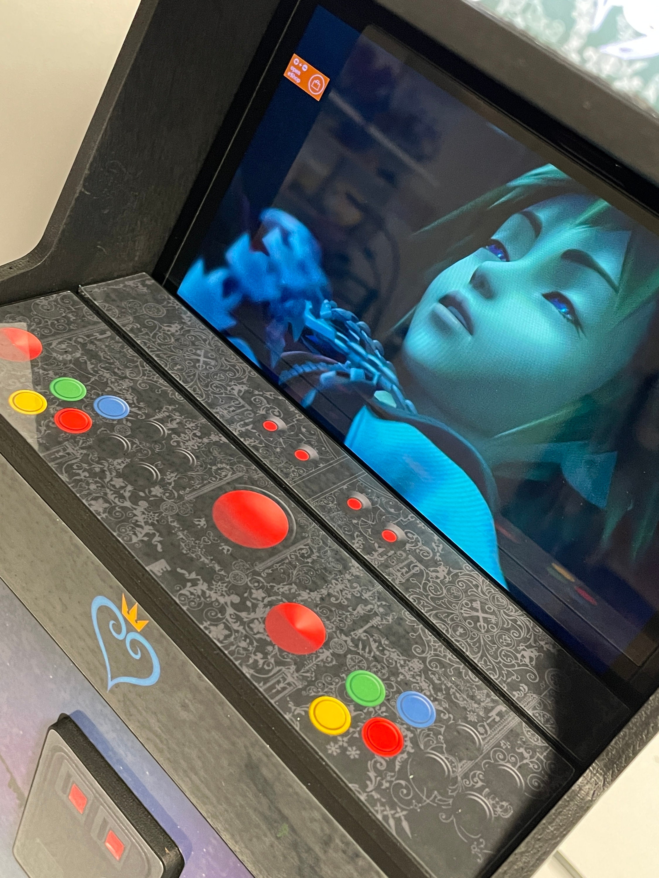 Kingdom Heart Nintendo Switch Stand Arcade Cabinet With Backlit Marquee ...
