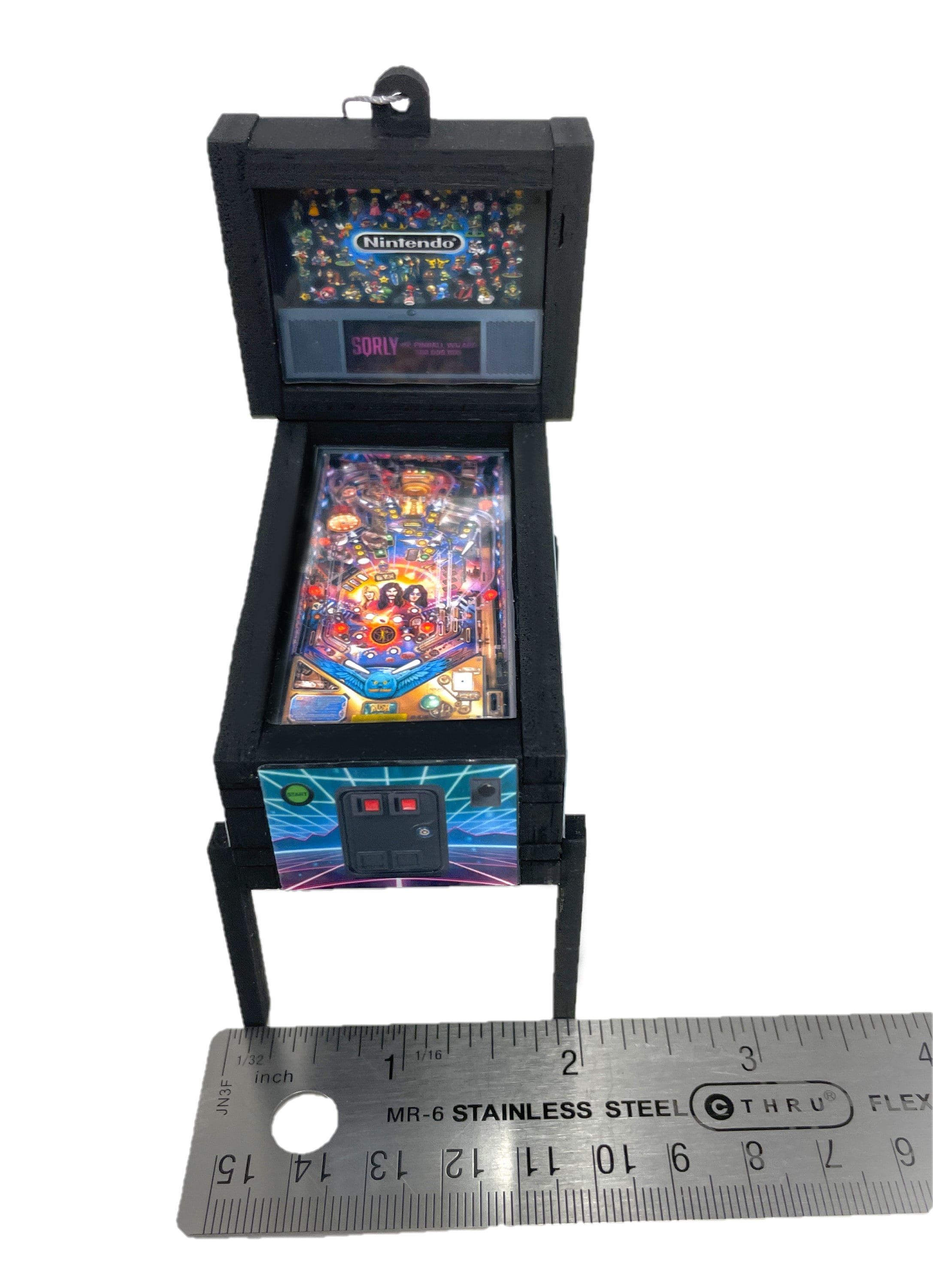 Christmas Ornament Pinball Machine, Mini Pinball, Unique Stocking ...